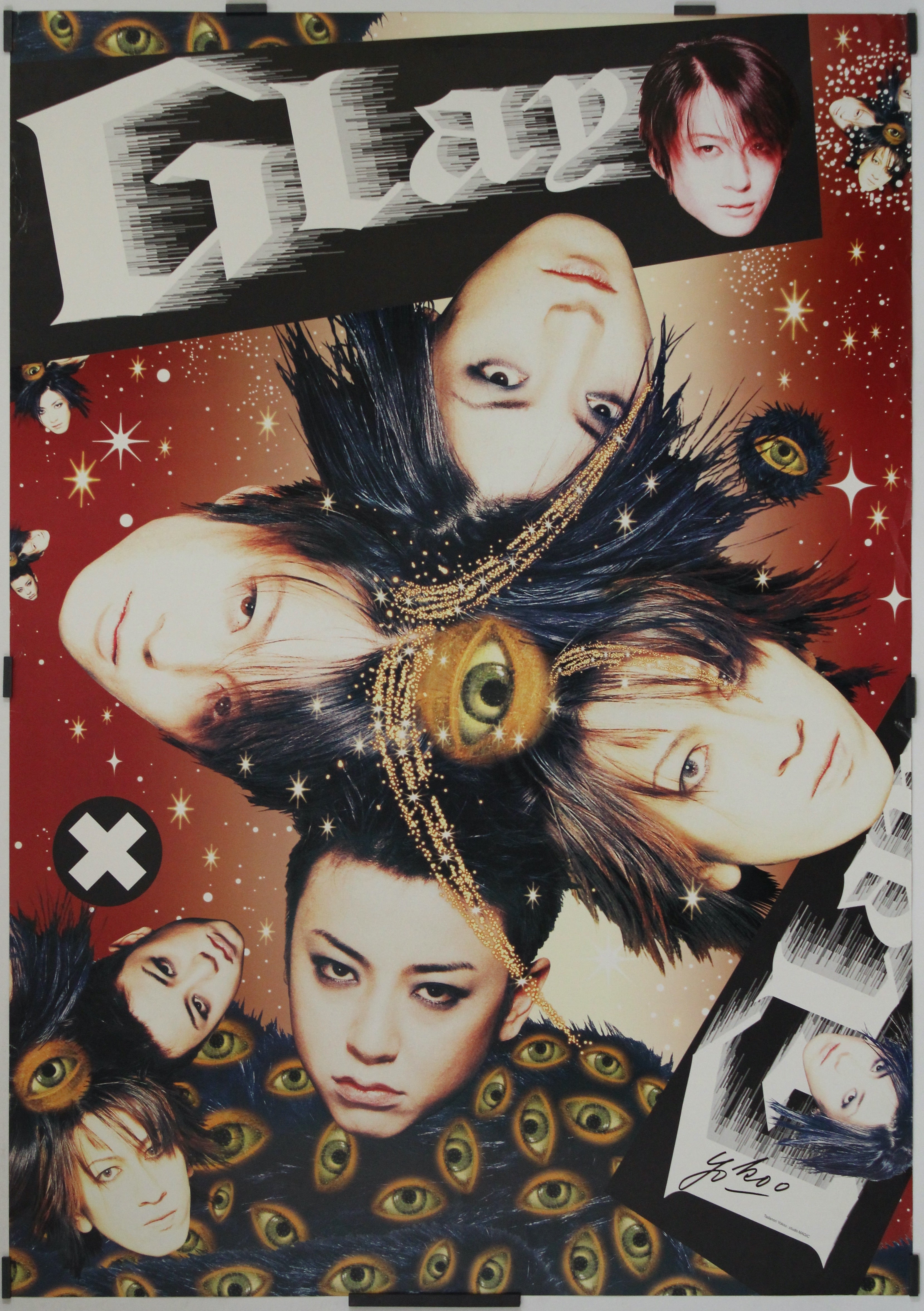 Glay 1998, Yokoo Tadanori, Original Poster, Affiche Originale – Galerie 1881