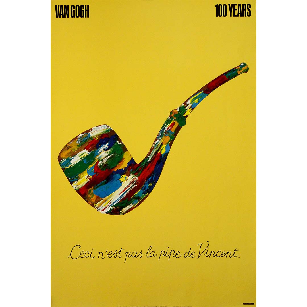 Van Gogh 100 years Ceci n'est pas une la pipe de Vincent 1989 ...
