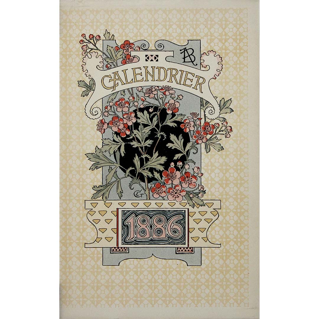 Calendrier Au bon Marché Signes du Zodiaque 1886, , Calendar ...