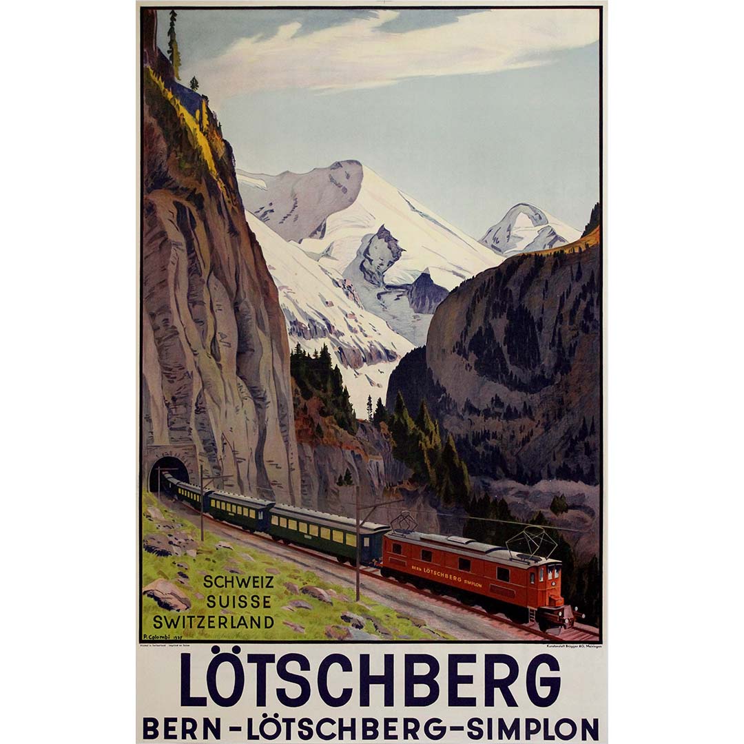 Lotschberg Bern - Lotschberg - Simplon - Suisse Schweiz Switzerland ...