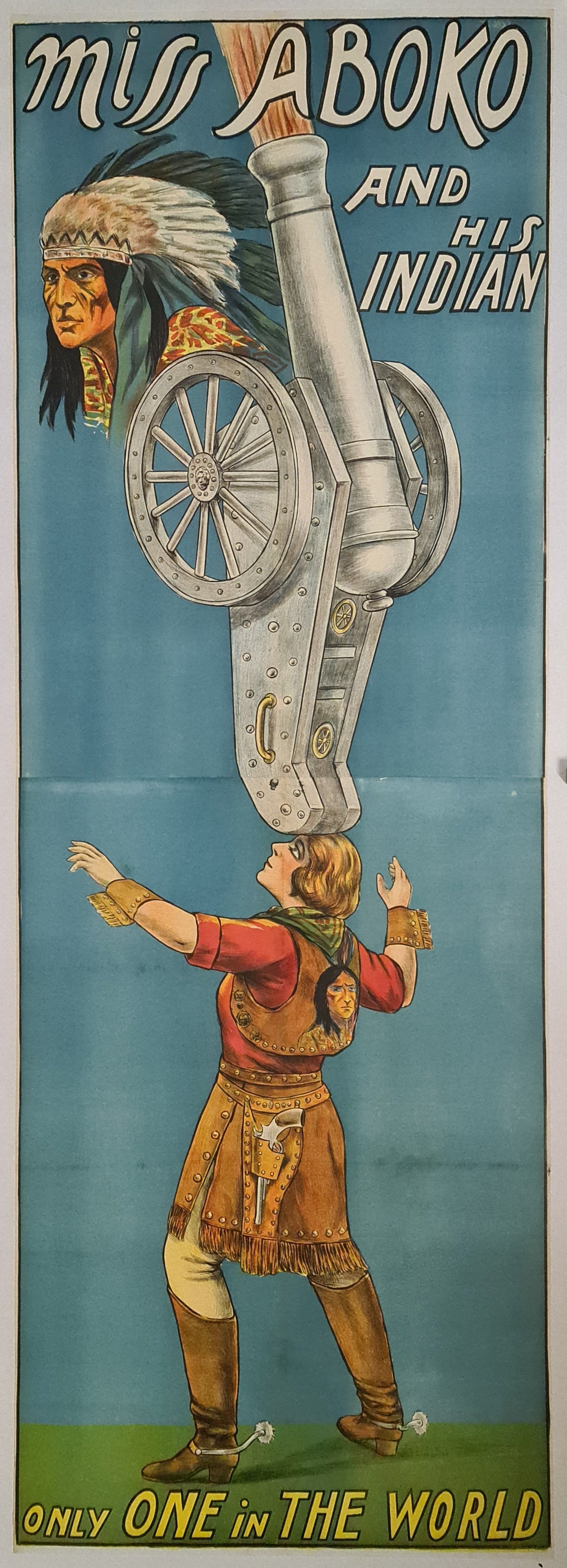 Miss Aboko and his Indian Only one in the World Circa 1930 – Galerie 1881