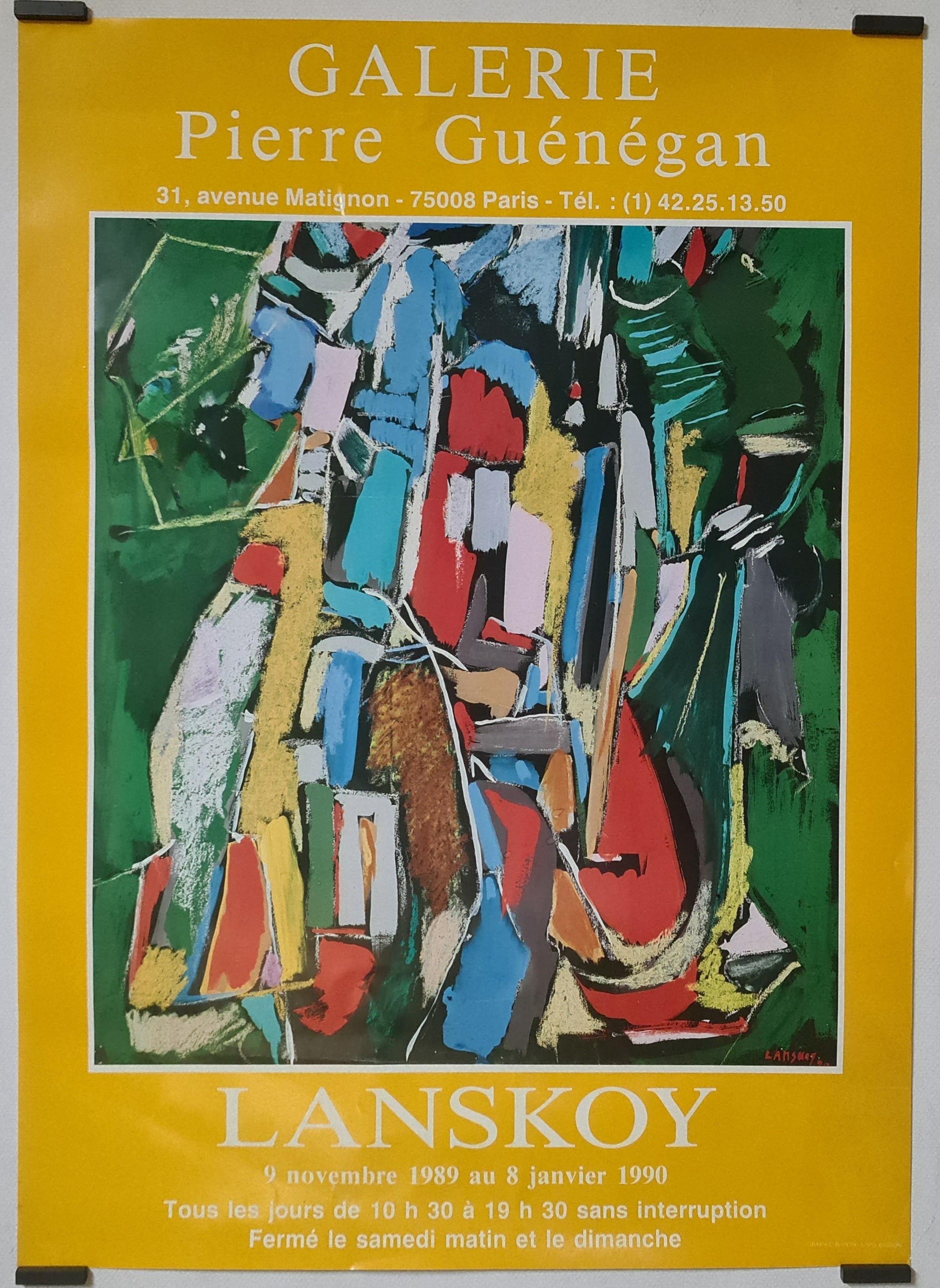 Galerie Pierre Guénégan 1989 – Galerie 1881