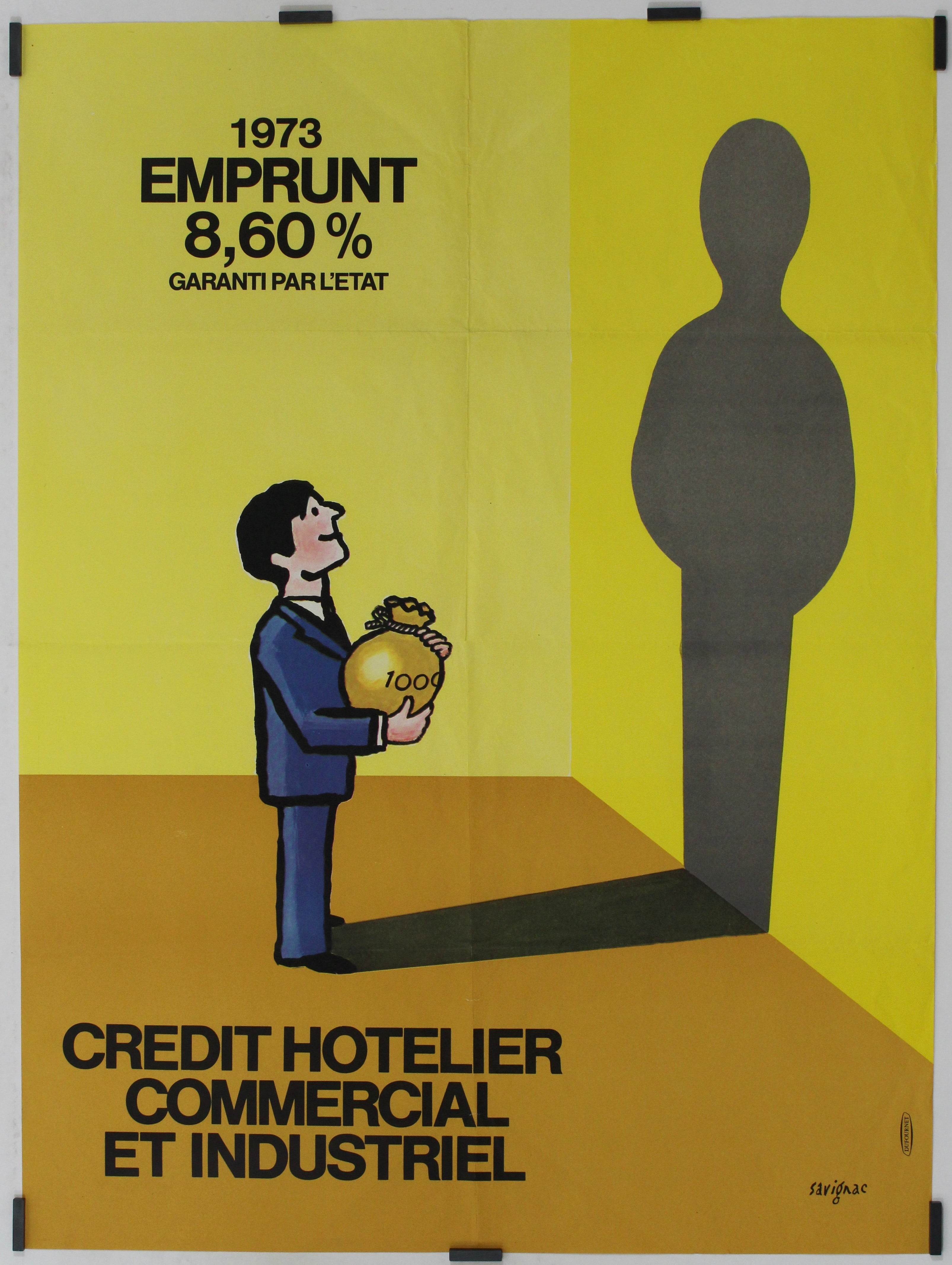 Emprunt Crédit Hotelier Commercial et Industriel 1973, Savignac ...