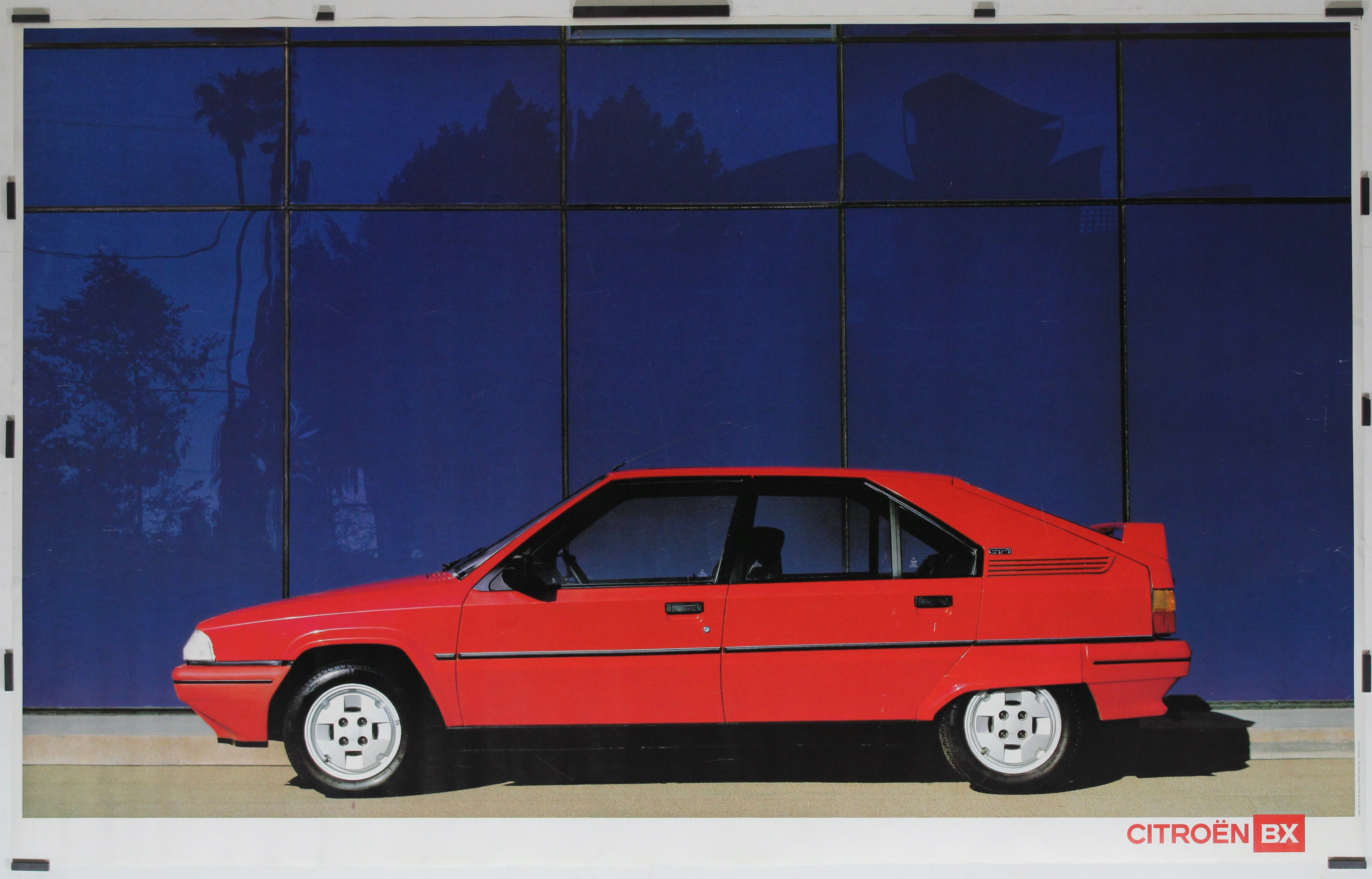 Citroën BX Circa 1980, Original poster, Affiche Originale – Galerie 1881